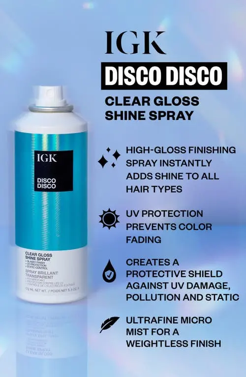 IGK Disco Gloss Shine Spray - No Color