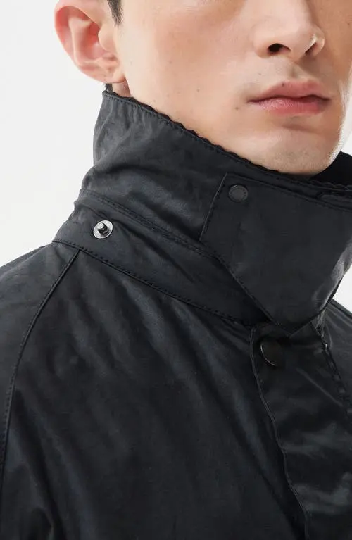 Barbour Transport Wax Jacket - Black | Editorialist