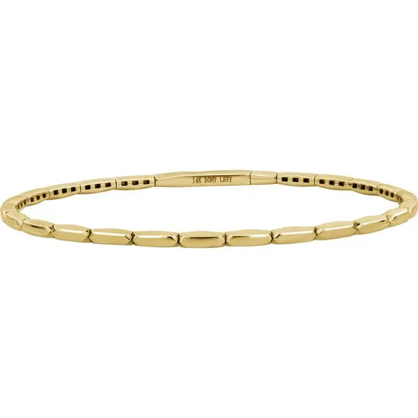 Bony Levy 14k Gold Bar Flexible Bracelet - 14k Yellow Gold