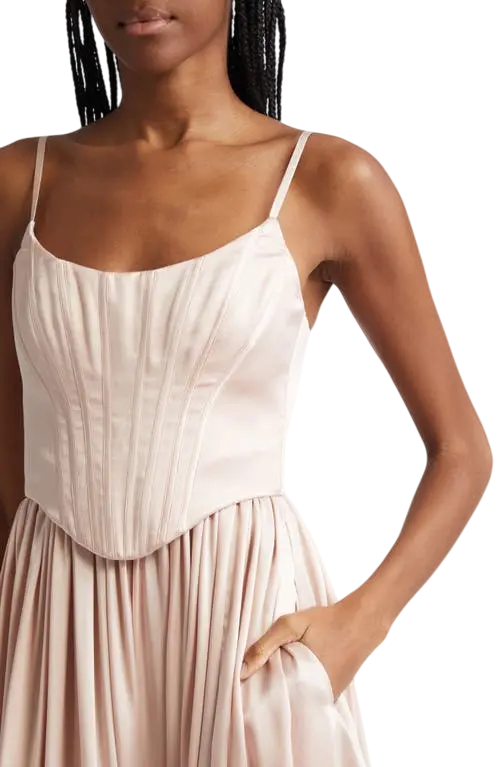 Zimmermann Silk Corset Midi Dress