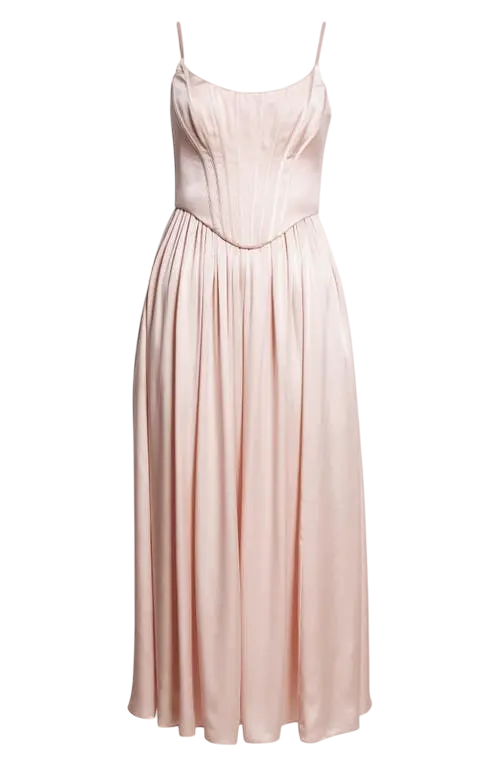 Zimmermann Silk Corset Midi Dress