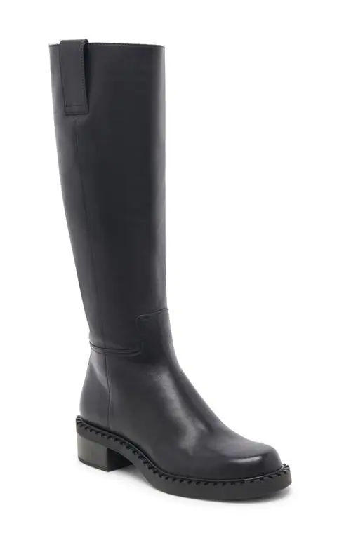 Dolce Vita Glory H20 Waterproof Knee High Boots Black Leather