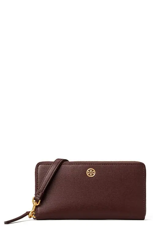 Tory Burch Robinson Continental Leather Wallet