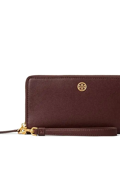Tory Burch Robinson Continental Leather Wallet