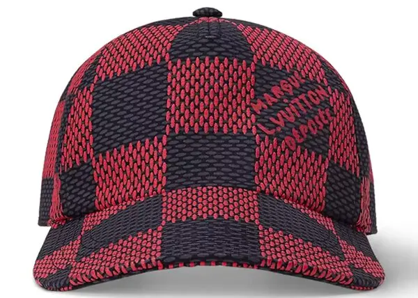 LOUIS VUITTON Damier Pop Cap - Red
