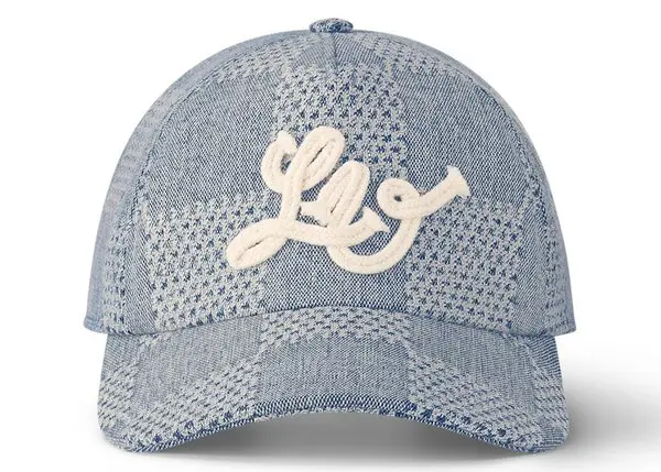 LOUIS VUITTON Damier Denim 3d Cap - Blue Deim