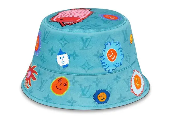 LOUIS VUITTON X Yk Reversible Faces Bucket Hat - Blue