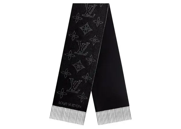 LOUIS VUITTON Mahina Flight Mode Scarf - Black