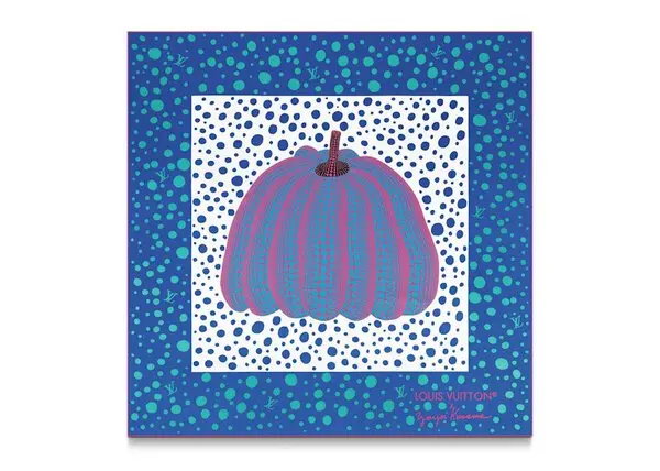 LOUIS VUITTON X Yayoi Kusama Pumpkin Square 90 - Blue