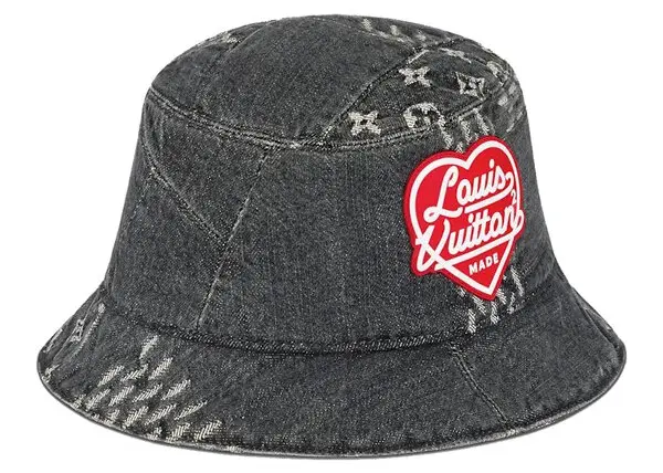 LOUIS VUITTON X Nigo Made Bucket Hat - Black