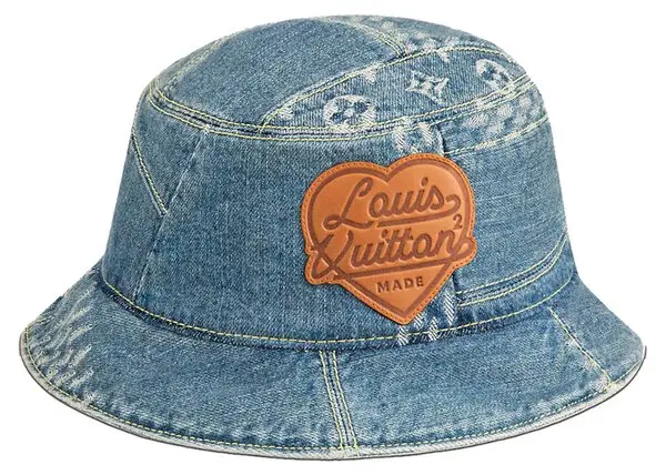 LOUIS VUITTON X Nigo Made Bucket Hat - Blue