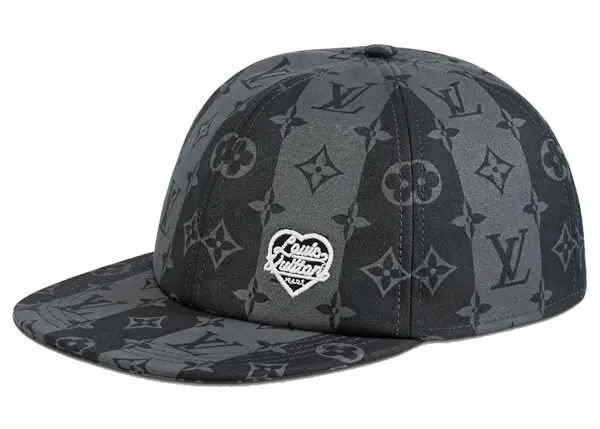 LOUIS VUITTON X Nigo Made Stripe Cap - Gray