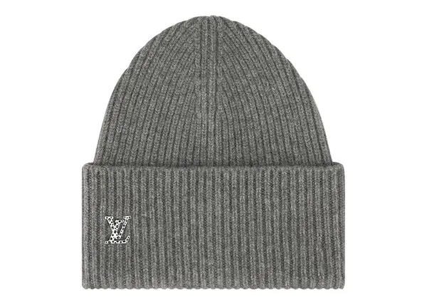 LOUIS VUITTON X Yayoi Kusama Infinity Dots Beanie - Gray