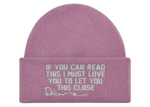 Dior X Cactus Jack Cashmere Knit Beanie - Violet