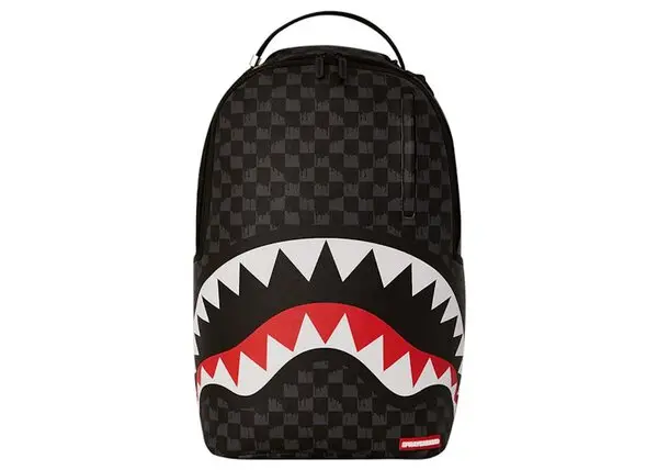 SPRAYGROUND Drip Check Shark Backpack - Black