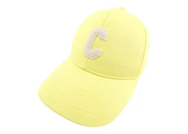 Celine Initial Baseball Cap - Citrus