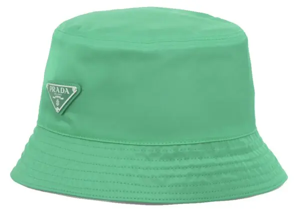 Prada Nylon Bucket Hat - Mint Green