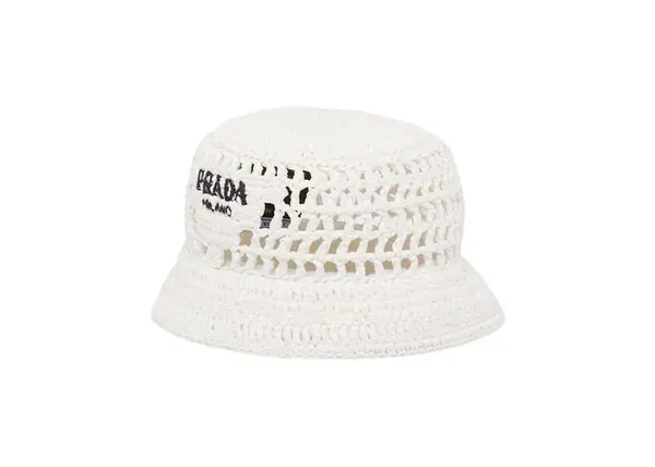 Prada Raffia Bucket Hat