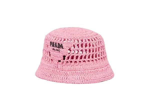 Prada Raffia Bucket Hat