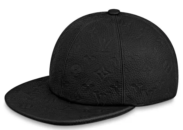 LOUIS VUITTON 1.1 Cap Embossed Monogram Leather - Black