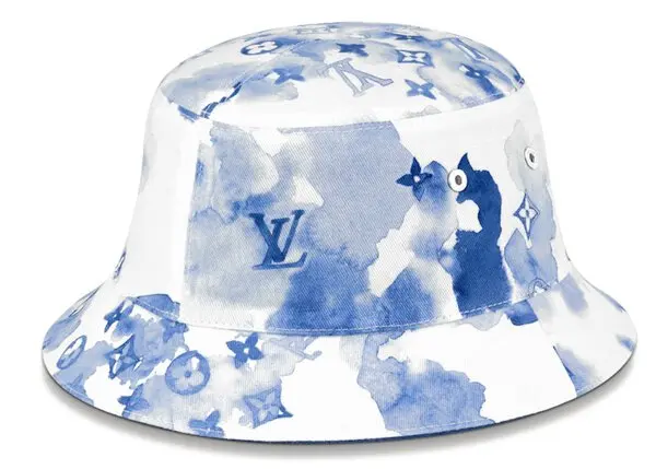 LOUIS VUITTON Monogram Watercolor Bucket Hat - Blue
