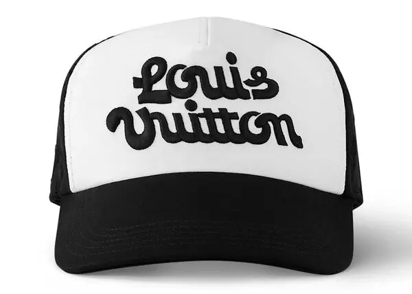 LOUIS VUITTON Mesh Signature Cap - Black