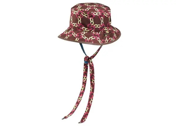 Gucci X The North Face Self Tie Hat - Burgundy