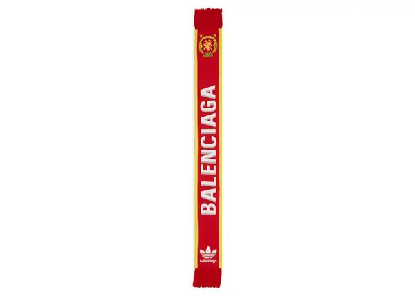 Balenciaga X Adidas Soccer Scarf - Red/white
