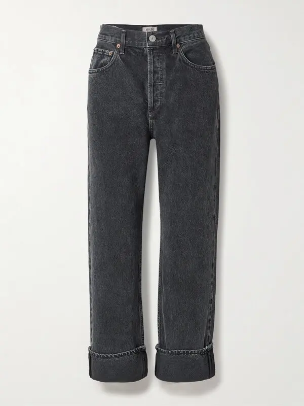 AGOLDE Fran Low-rise Straight-leg Jeans