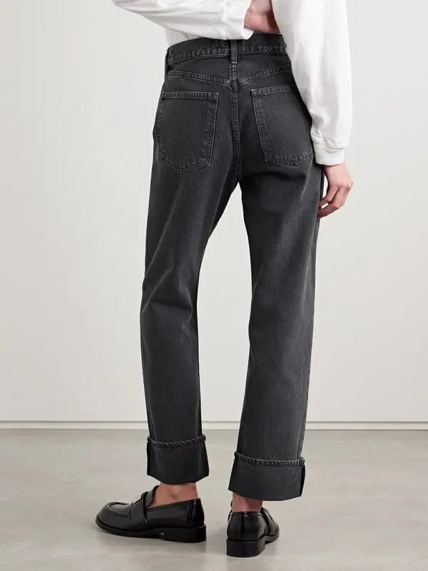 AGOLDE Fran Low-rise Straight-leg Jeans