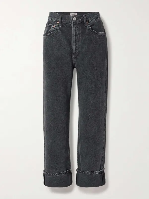 AGOLDE Fran Low-rise Straight-leg Jeans
