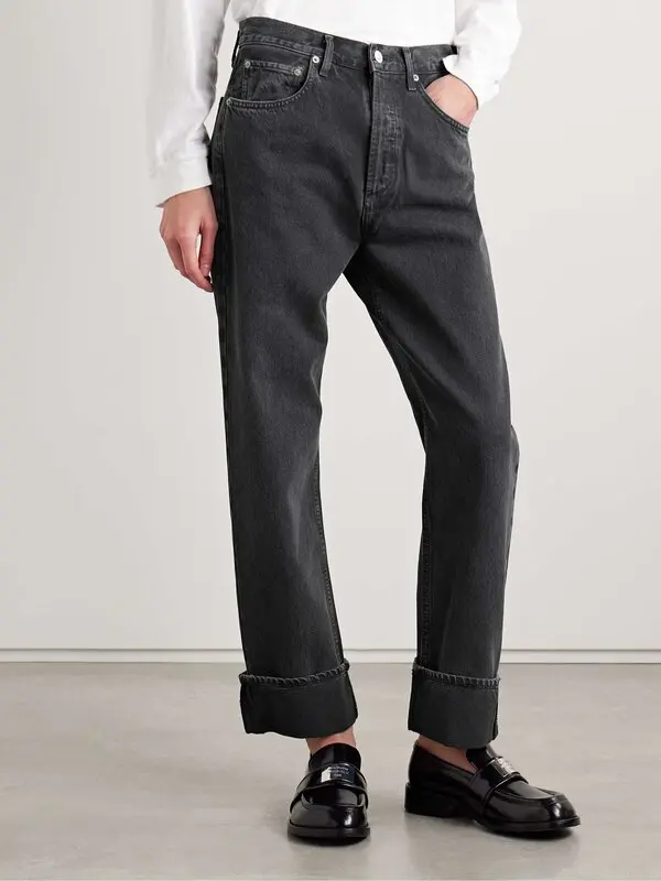 AGOLDE Fran Low-rise Straight-leg Jeans