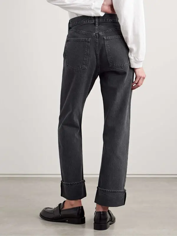 AGOLDE Fran Low-rise Straight-leg Jeans
