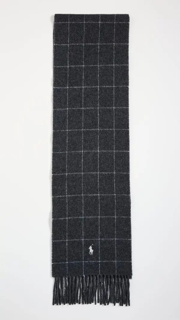 Polo Ralph Lauren Reversible Windowpane Scarf