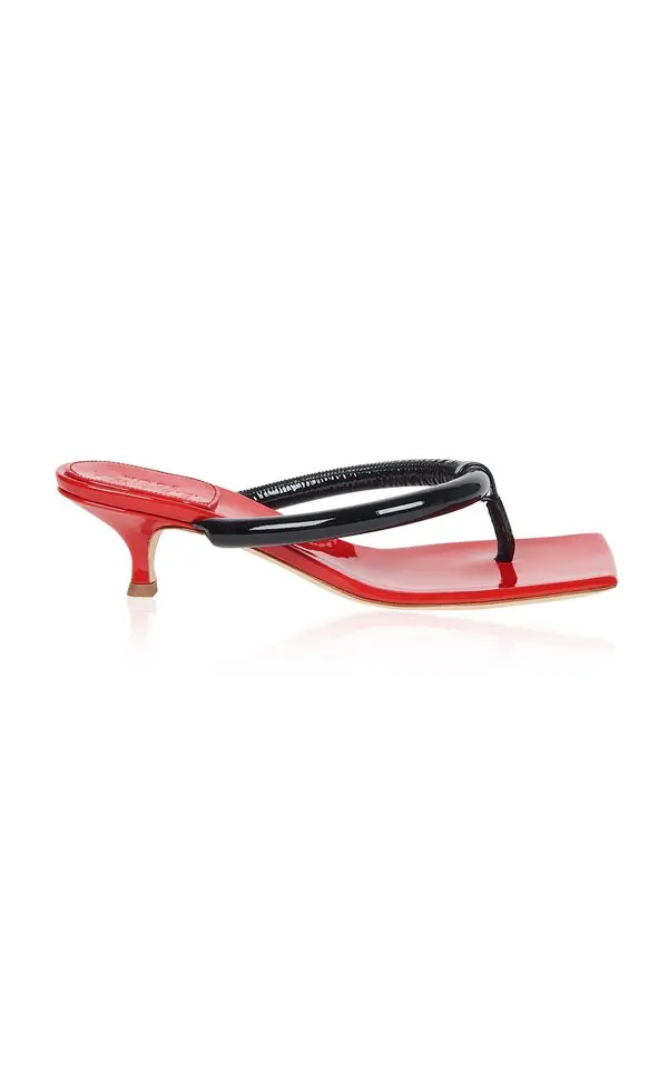 A.W.A.K.E. Mode Delta Leather Flip Flops