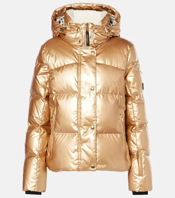 Bogner Hella Metallic Down Ski Jacket - Gold