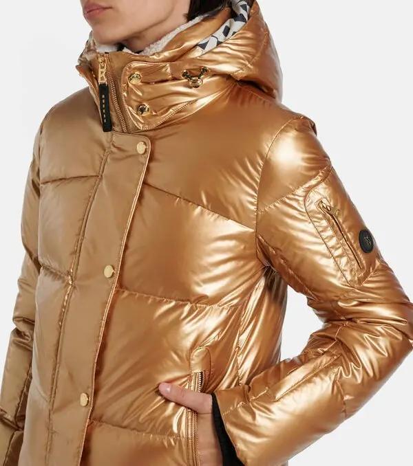 Bogner Hella Metallic Down Ski Jacket - Gold