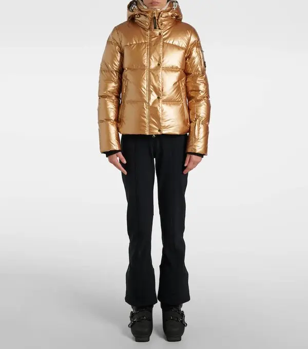 Bogner Hella Metallic Down Ski Jacket - Gold