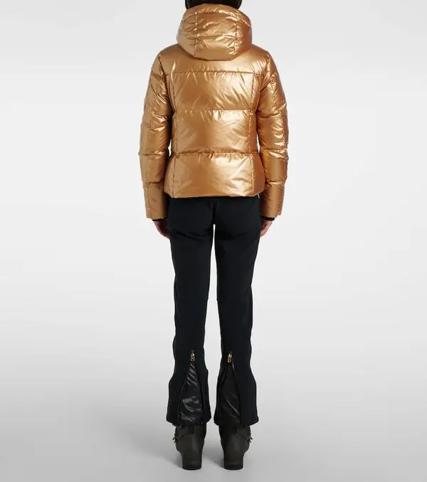 Bogner Hella Metallic Down Ski Jacket - Gold