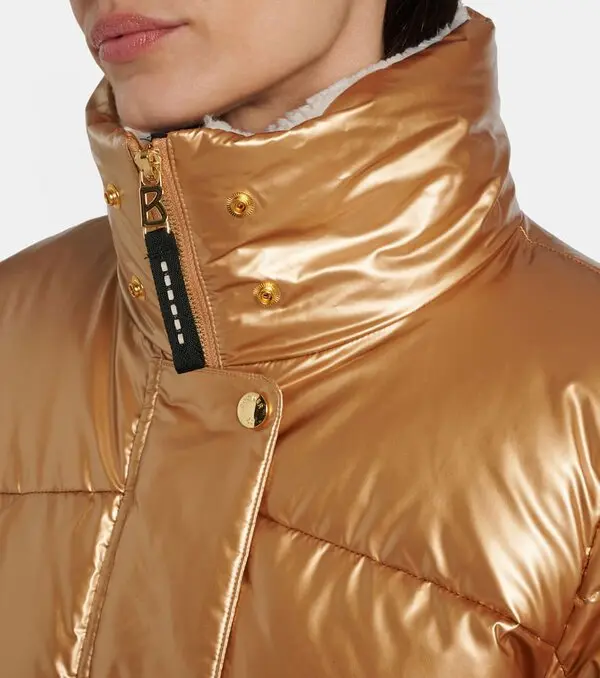 Bogner Hella Metallic Down Ski Jacket - Gold