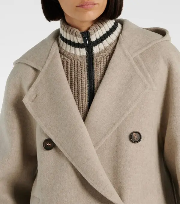 Brunello Cucinelli Wool-cashmere Double-breasted Jacket
