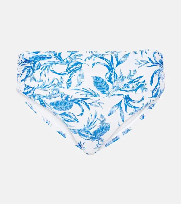 Melissa Odabash Bel Air Printed Bikini Bottom - Yellow