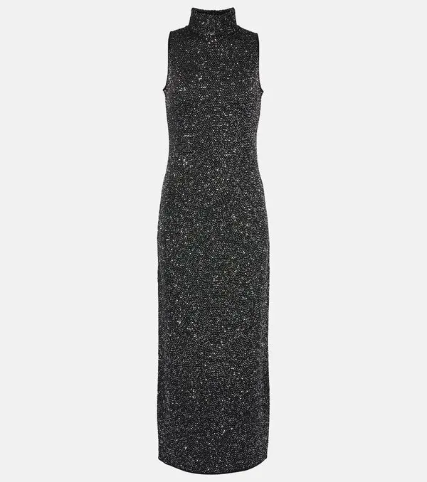 Max Mara Berlina Sequined Maxi Dress