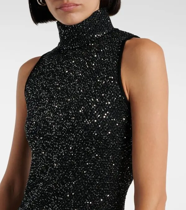 Max Mara Berlina Sequined Maxi Dress