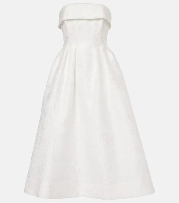 Rebecca Vallance Bridal Esther Brocade Bustier Dress