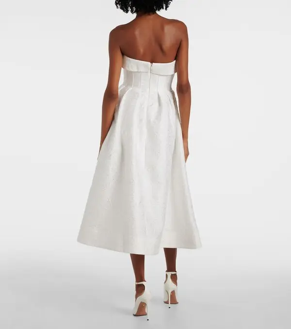 Rebecca Vallance Bridal Esther Brocade Bustier Dress