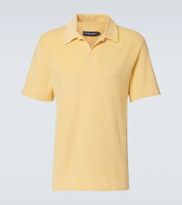 Frescobol Carioca Faustino Cotton Terry Polo Shirt