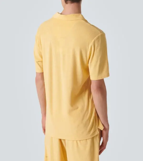 Frescobol Carioca Faustino Cotton Terry Polo Shirt