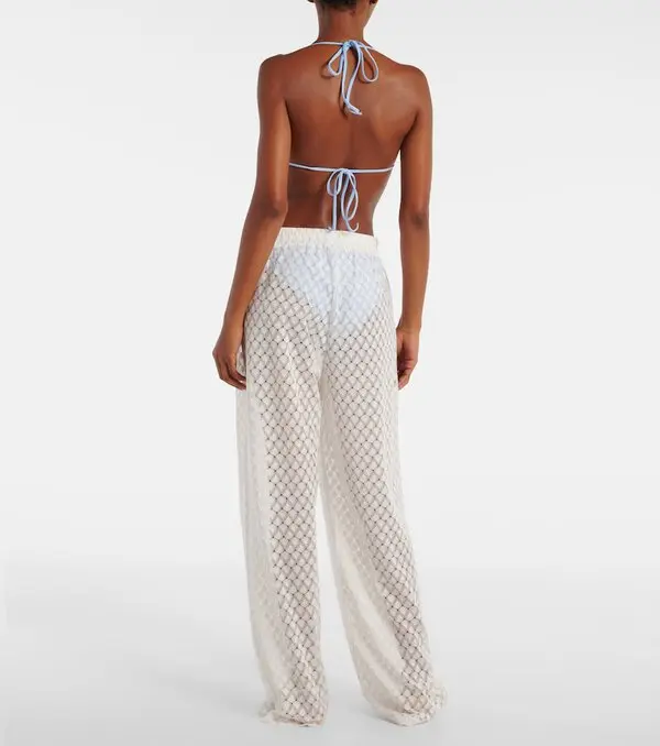 Melissa Odabash Adi High-rise Palazzo Pants