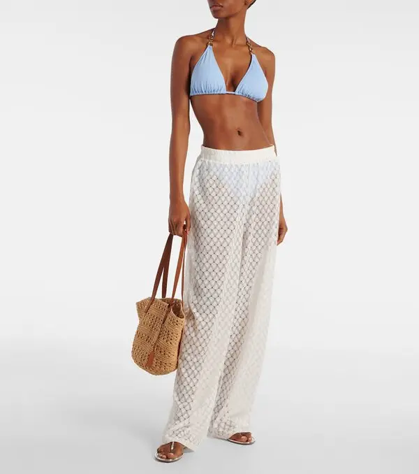 Melissa Odabash Adi High-rise Palazzo Pants